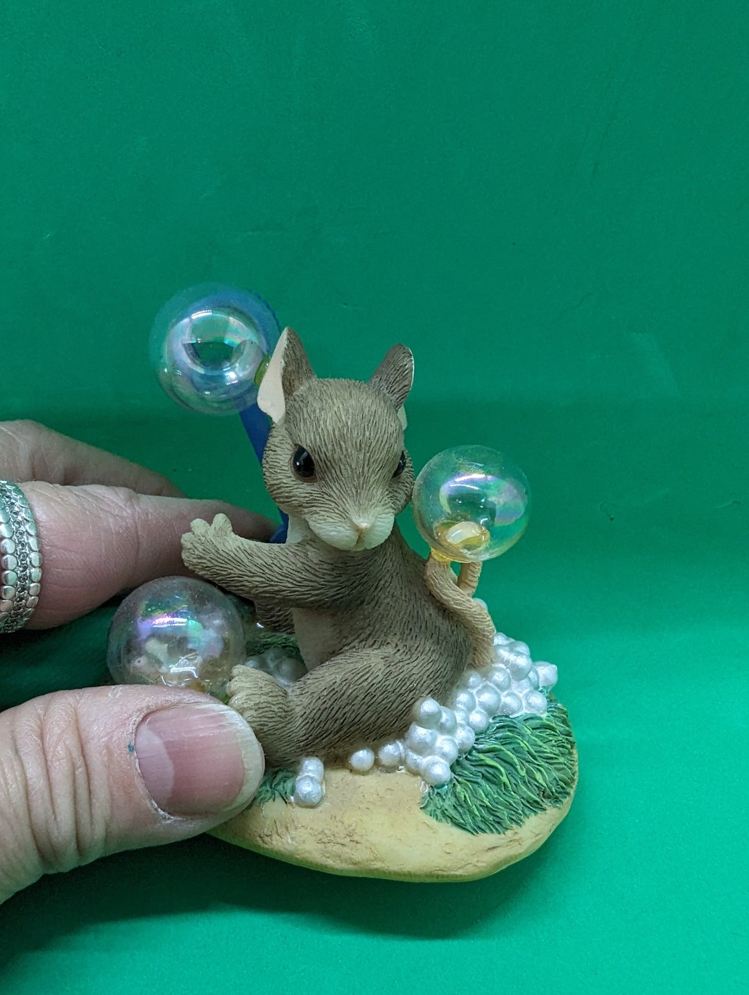 Charming Tales Mouse Blowing Bubbles. This Charming Tail's Mouse Was ...