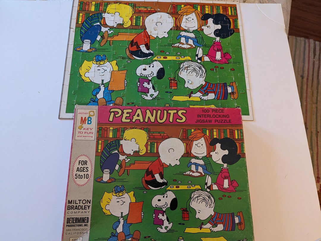 Charlie Brown ,peanuts Puzzle. This is a Vintage Peanuts Puzzle ...