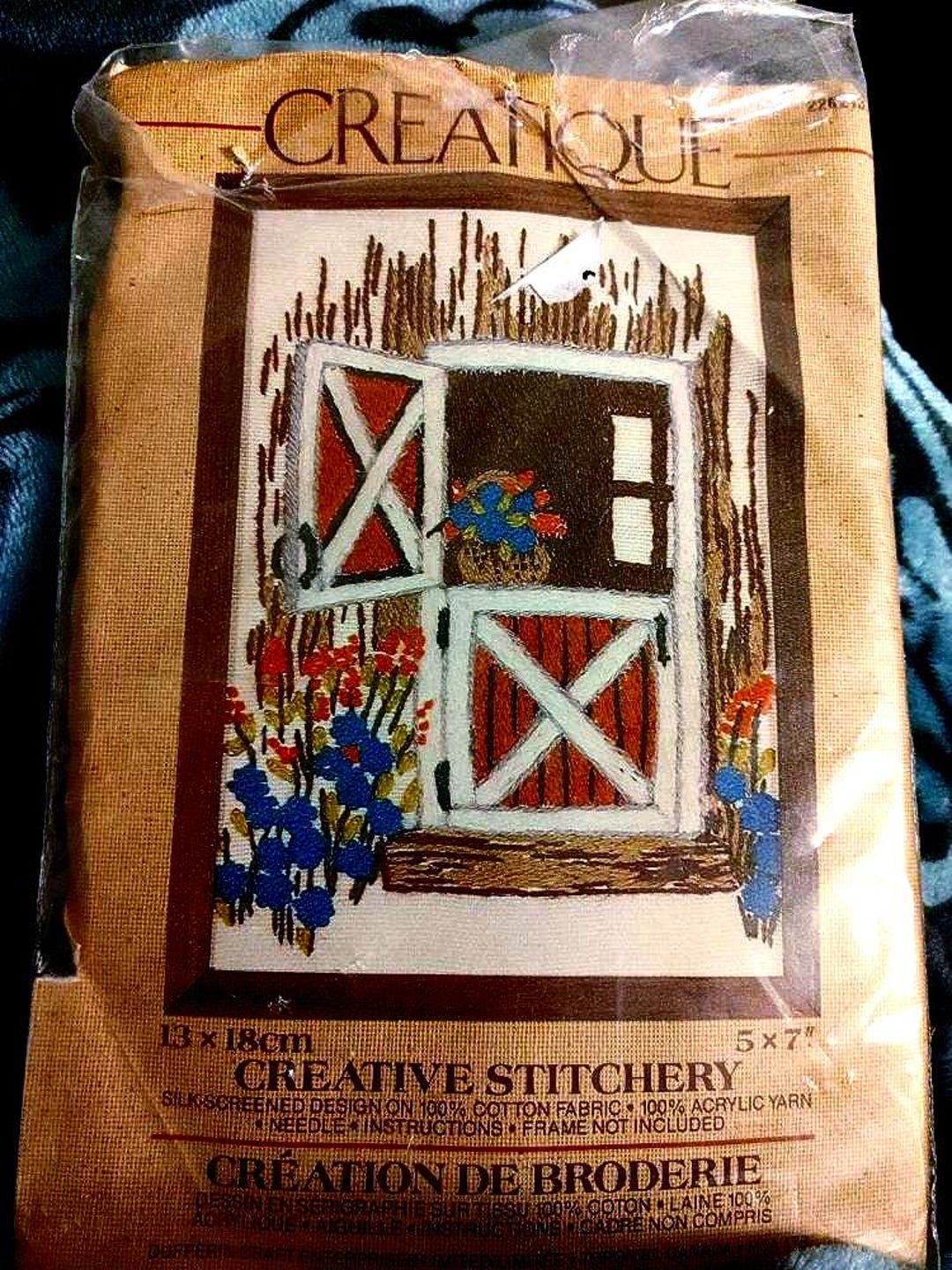 This is a Creative Stitchery Cruel Art. This is a Barn Door With ...