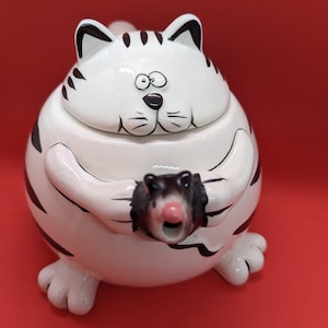 Teapot. Cute Cat and Mouse Teapot Made for Pier 1 Imports. - Etsy
