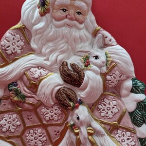 Fitz and Floyd. Santa Claus Tray by Fritz Floyd. Hand Painted. A ...