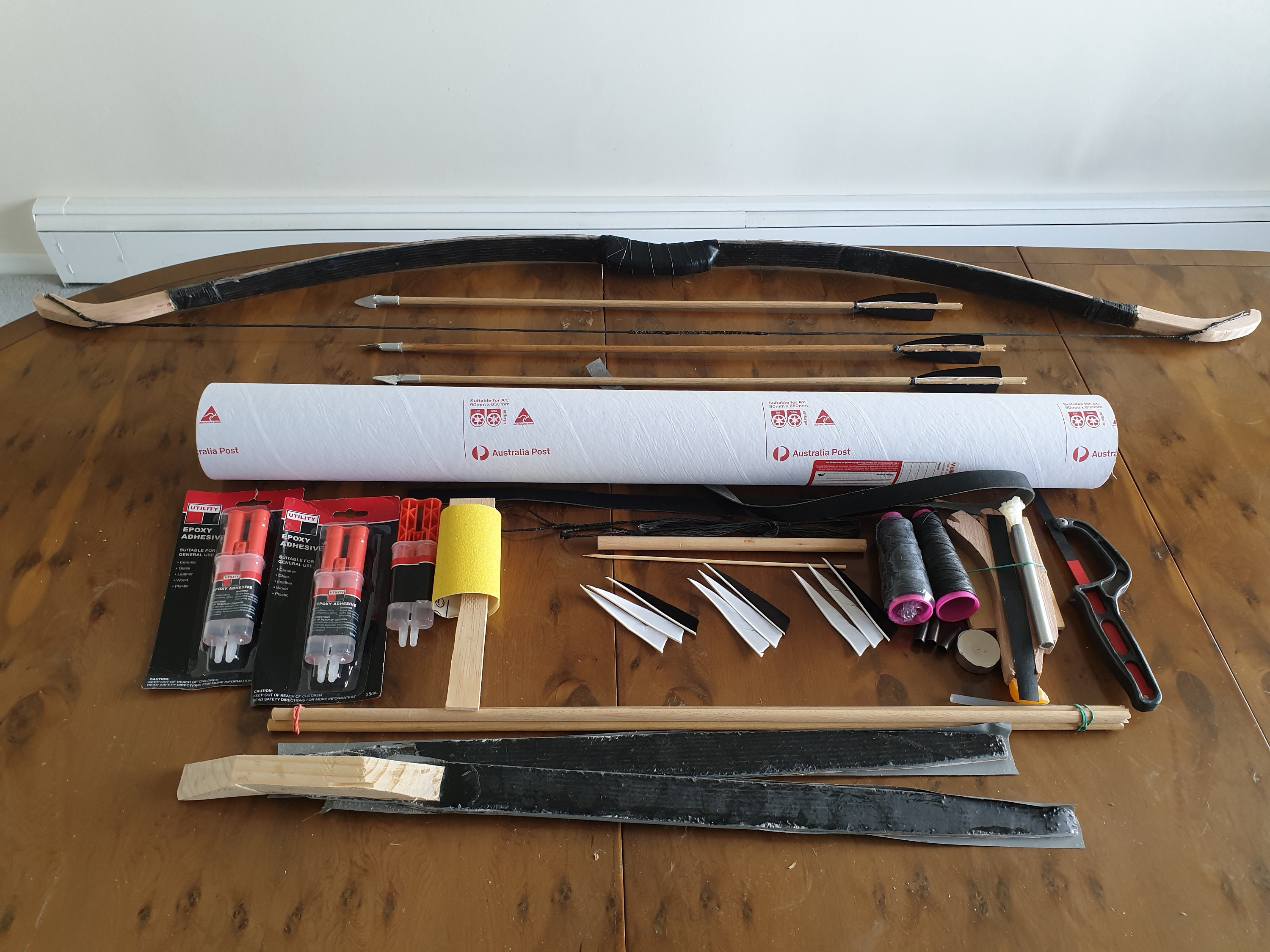 Make a Bow - Composite Bow and Six Arrows - Etsy UK