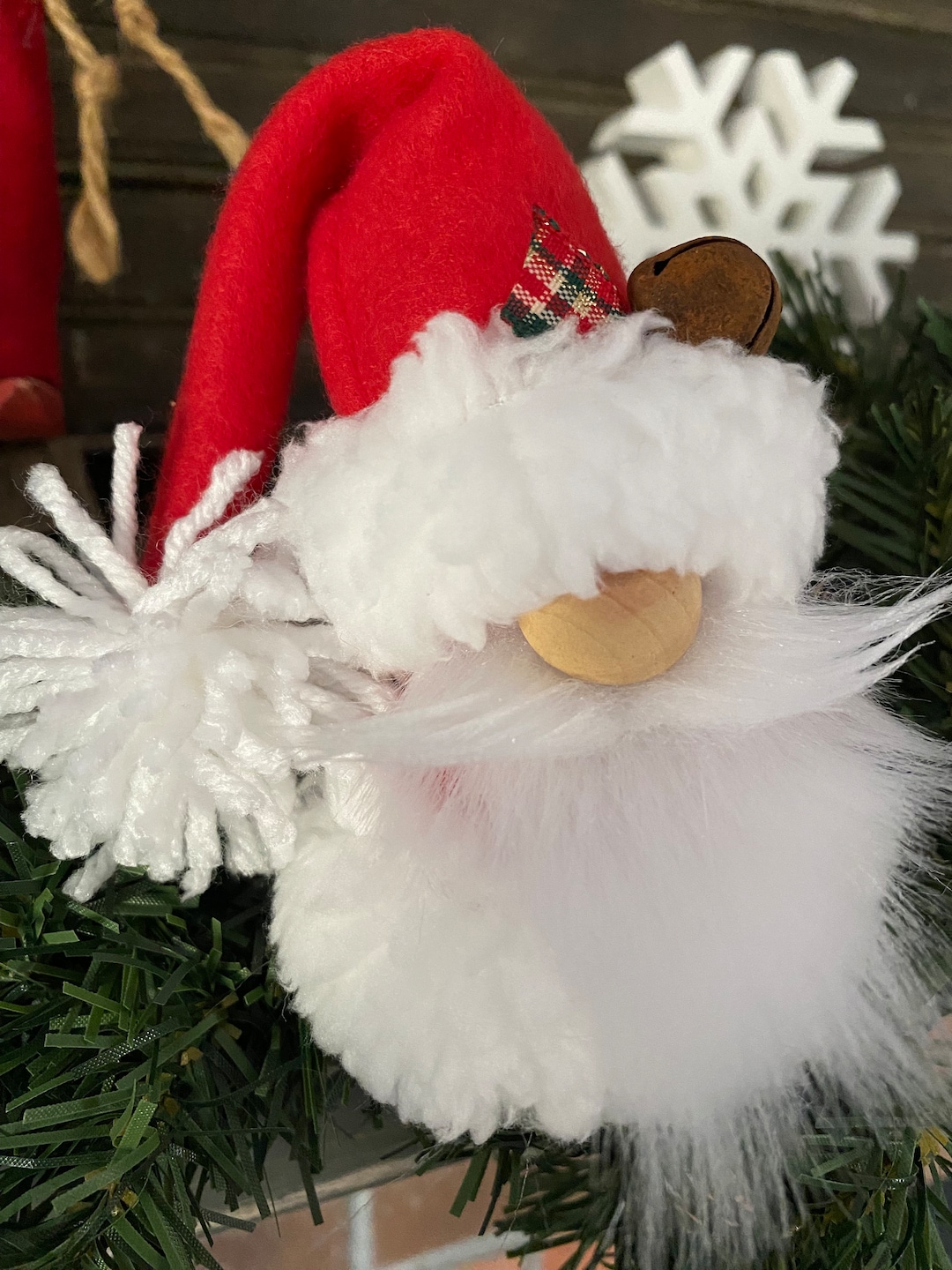 Mini Santa Gnome Handmade Small Gnome Father Christmas Gnome Winter ...