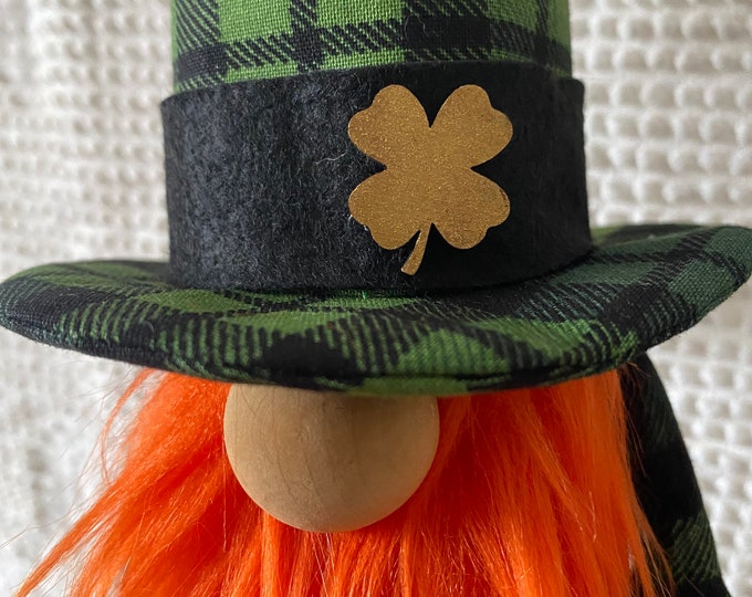 St. Patricks Day Gnome Handmade Irish Gnome Shamrock St. - Etsy