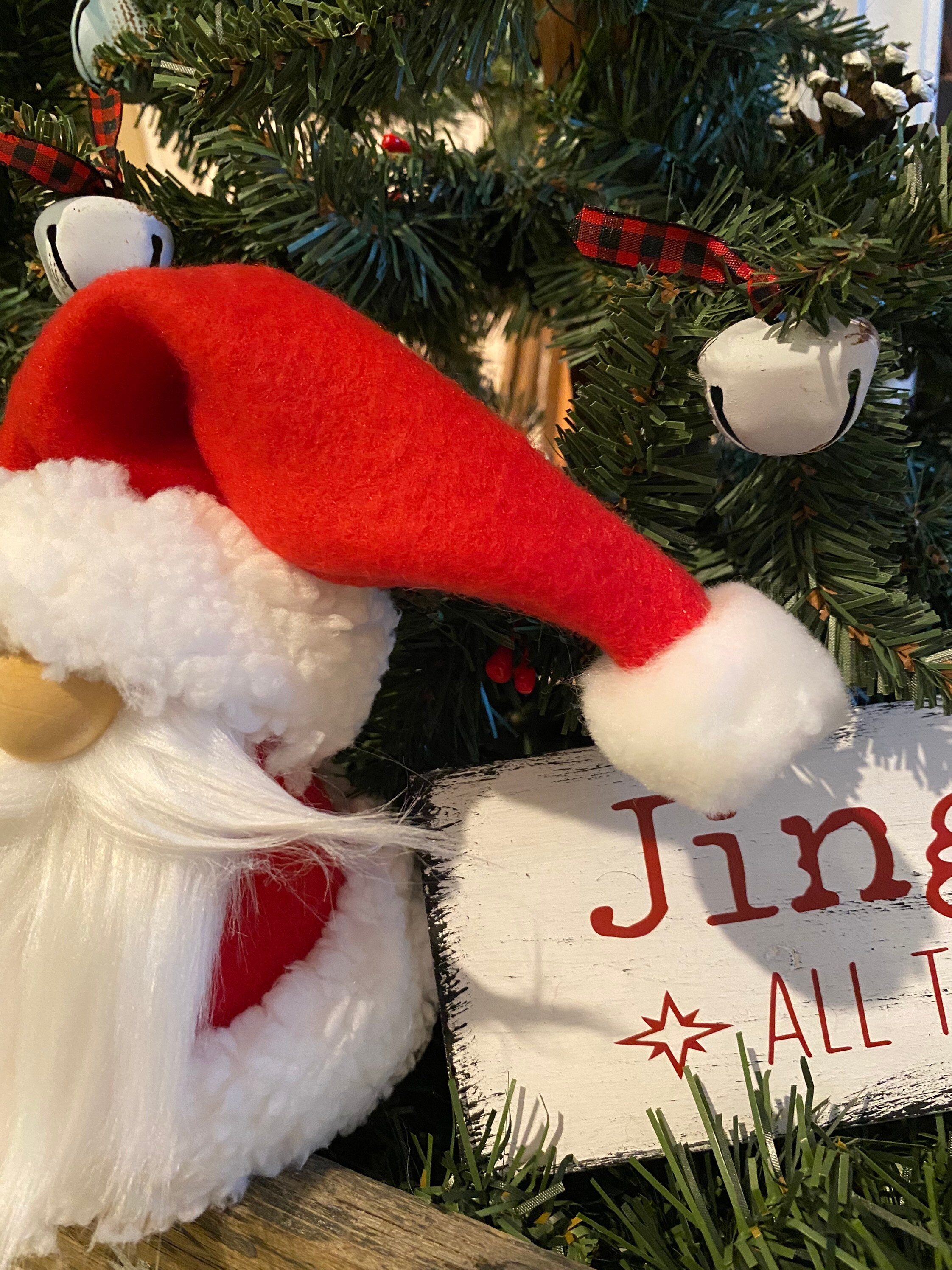 Santa Gnome Handmade Gnome Christmas Winter Gnome Hohoho - Etsy