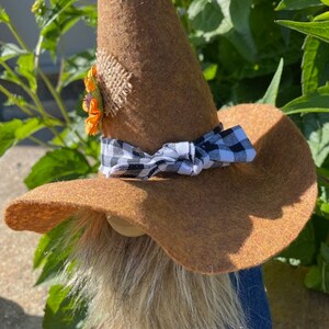 Mini Gnome Handmade Small Gnomes Farmer Scarecrow Hillbilly Gnome - Etsy