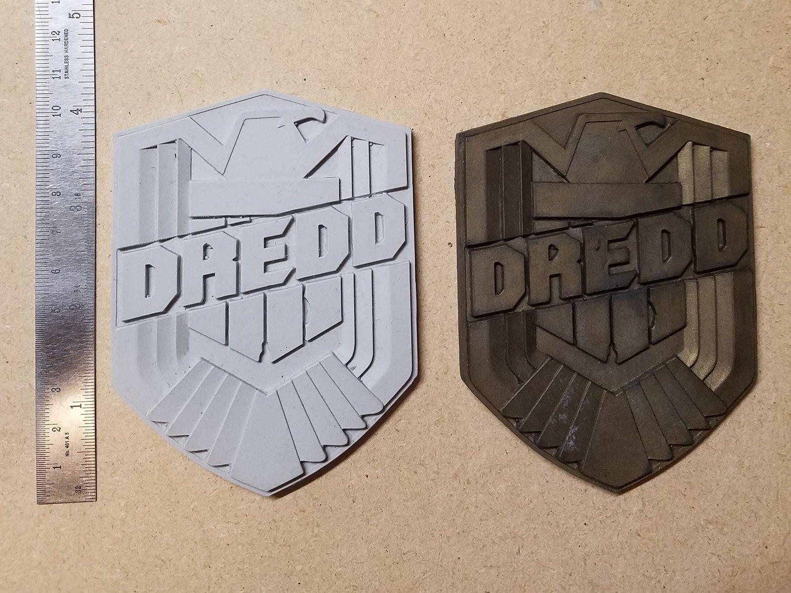 Judge Dredd Resin Cast Badge - Etsy