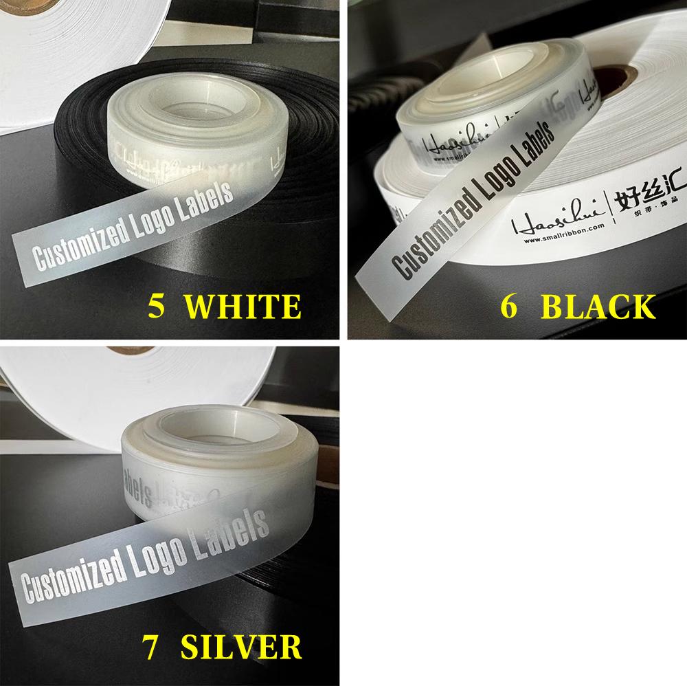 Personalized Custom TPU Soft Transparent Matte Ribbon Logo Printed DIY ...