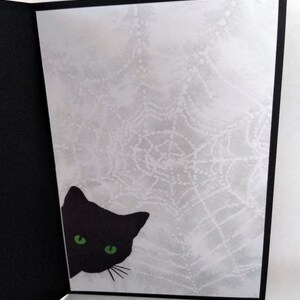 Fun Spooky Black Cat Halloween Card | Handmade Halloween Card | Kids ...
