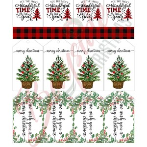 Farmhouse Style Christmas Tags | Rustic Gift Tags | Rae Dunn Inspired ...
