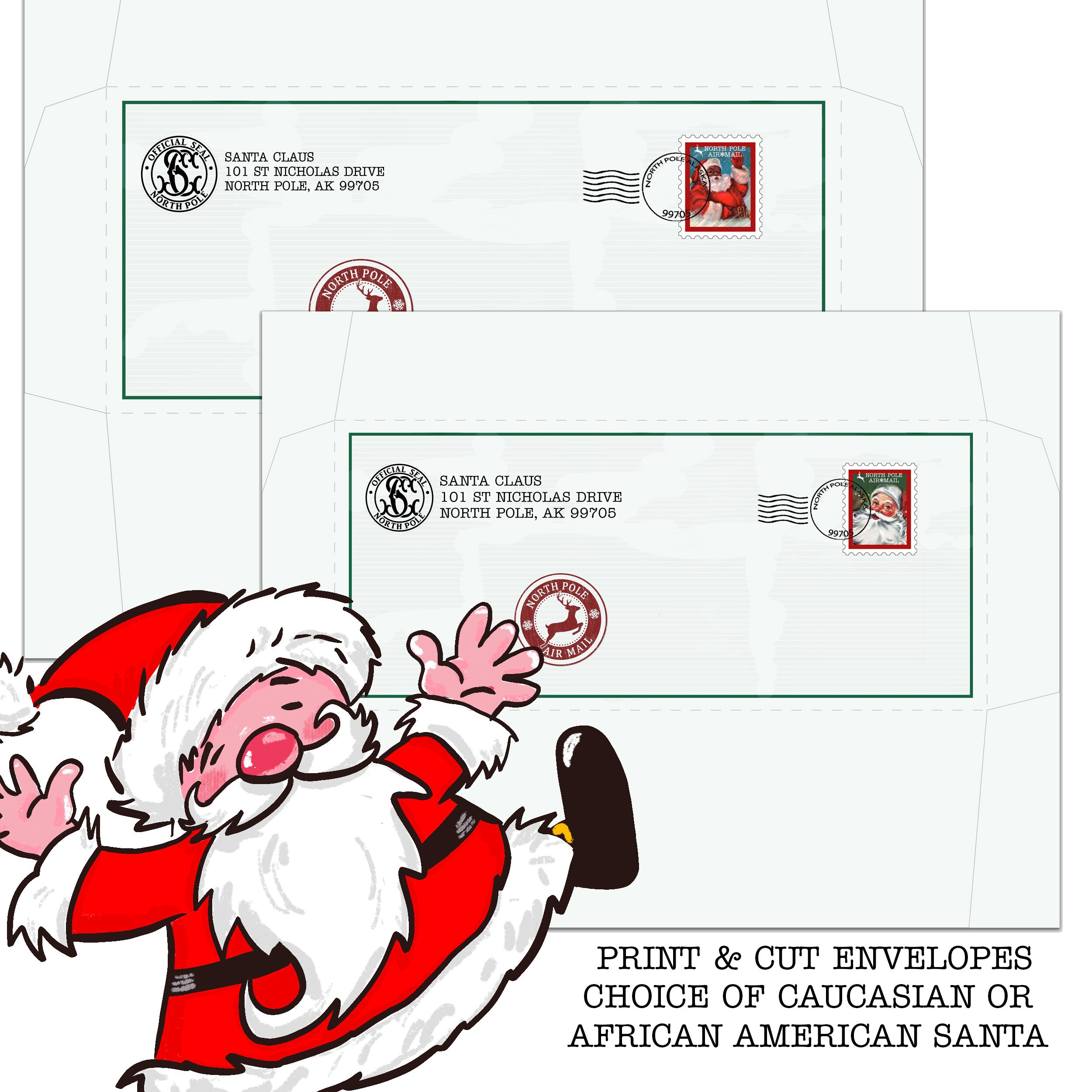 Editable Santa Letter Kit Letters to and From Santa With - Etsy UK