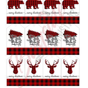 Farmhouse Style Christmas Tags | Rustic Gift Tags | Rae Dunn Inspired ...