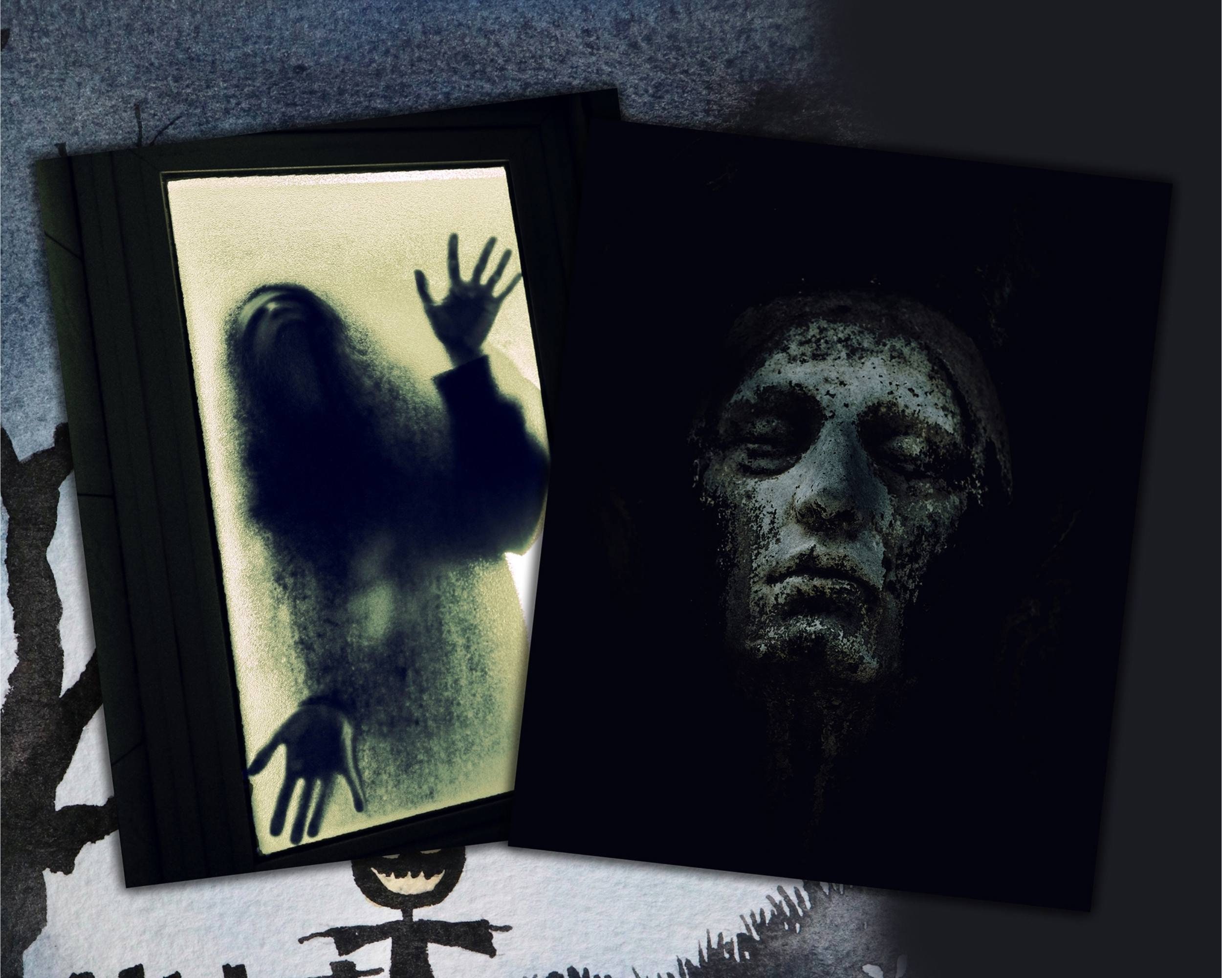 Super Creepy Halloween Photos Set of 8 Creepy Digital Images - Etsy