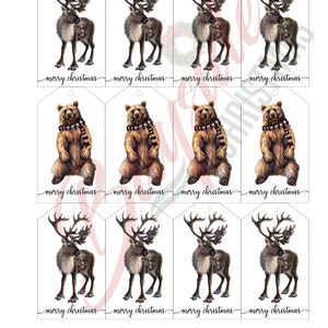 Farmhouse Style Christmas Tags | Rustic Gift Tags | Rae Dunn Inspired ...