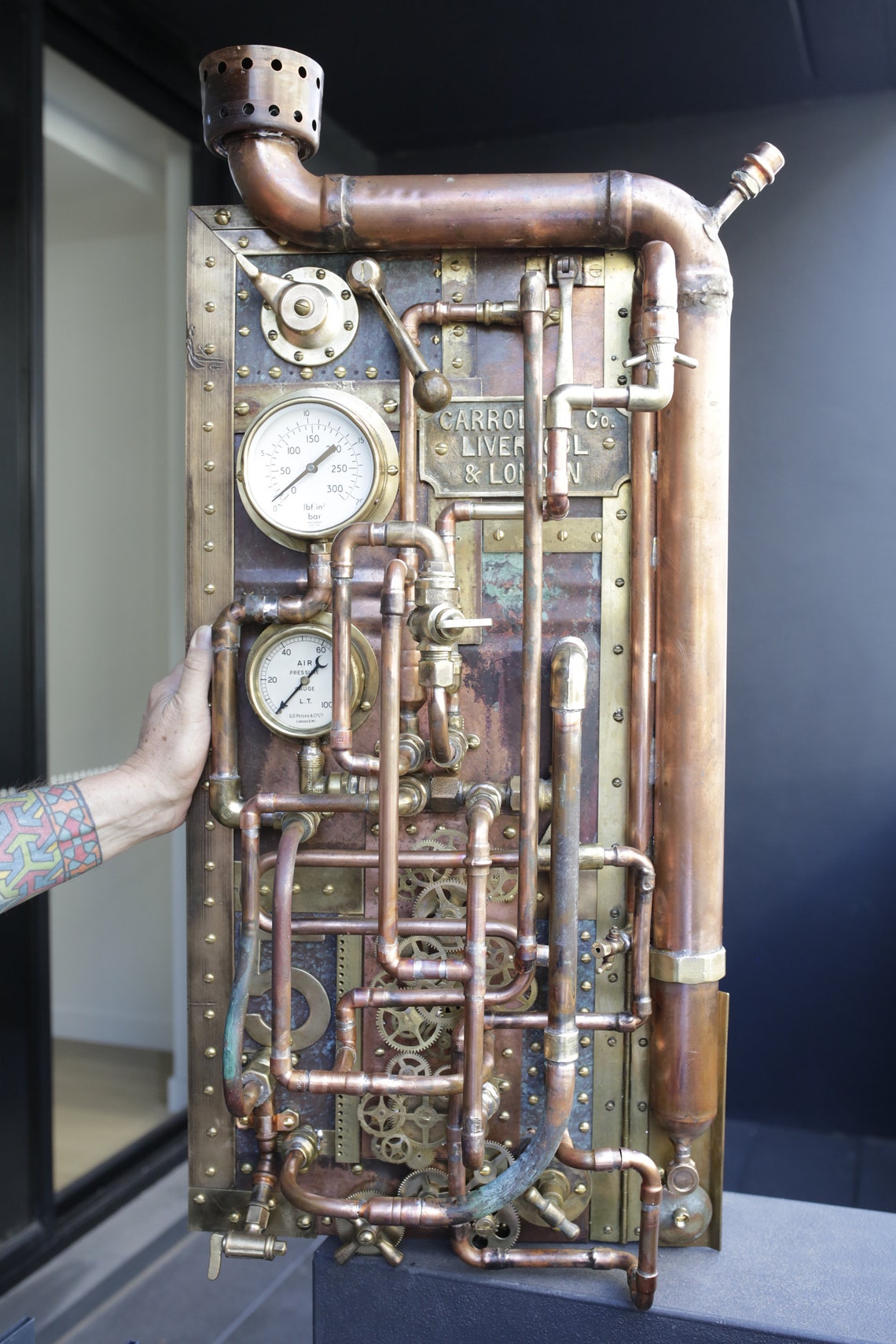 Steampunk / Industrial Wall Art Sculpture - Etsy