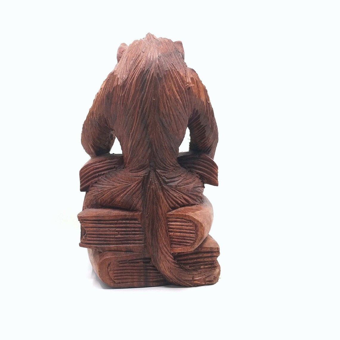 Wooden Monkey Figurine Wood Carving Monkey Carving Carved | Etsy