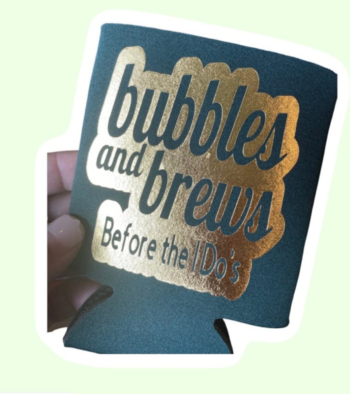 Bubbles and Brews, Before the I Do's, Personalized Wedding Koozies, for ...