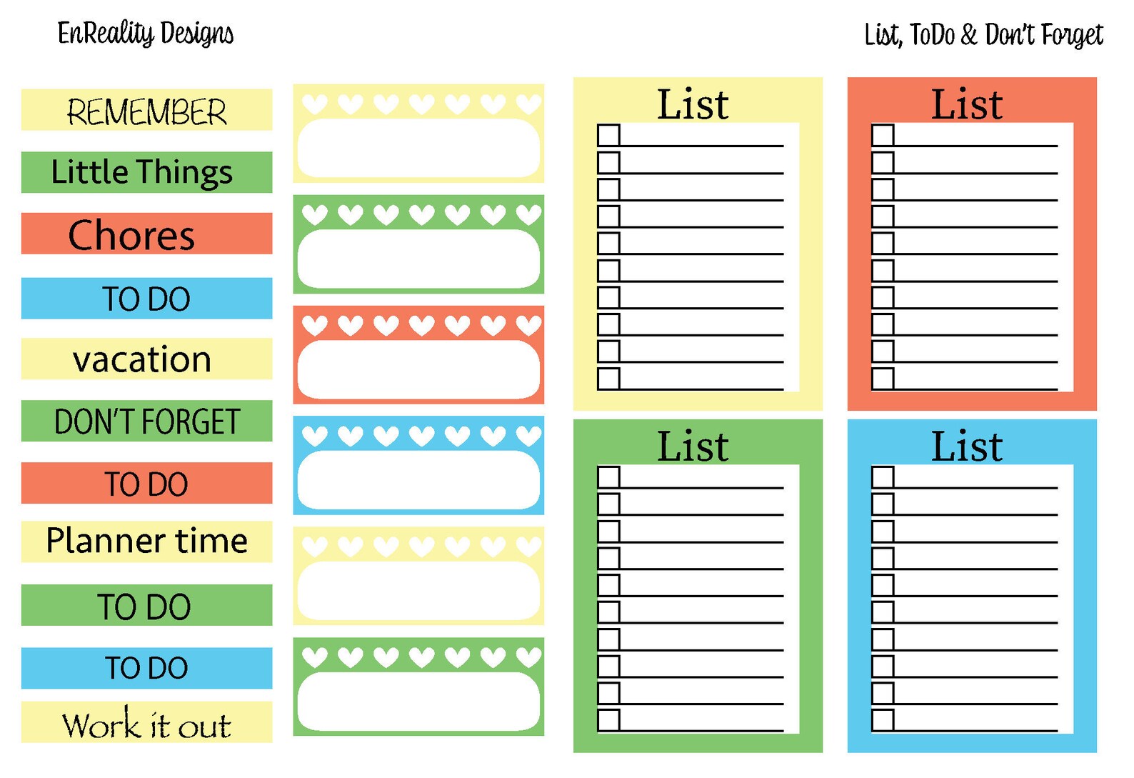 Handmade Todo List Stickers: Planner Organization - Etsy