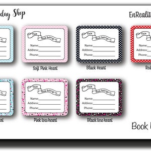 This Book Belongs To" Labels - Personalize Your Journals, Notebooks ...