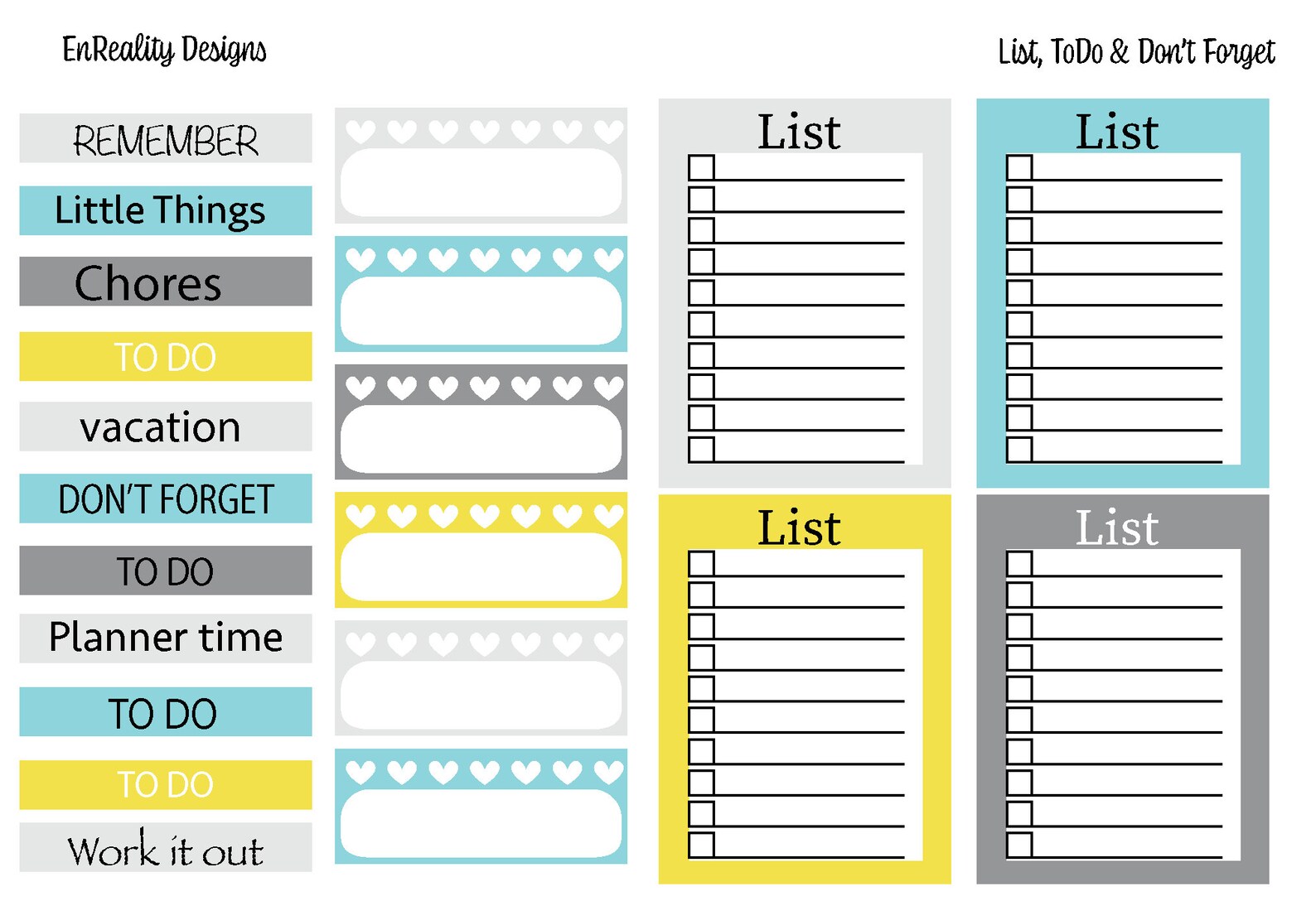 Handmade Todo List Stickers: Planner Organization - Etsy