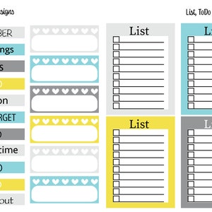 Handmade Todo List Stickers: Planner Organization - Etsy