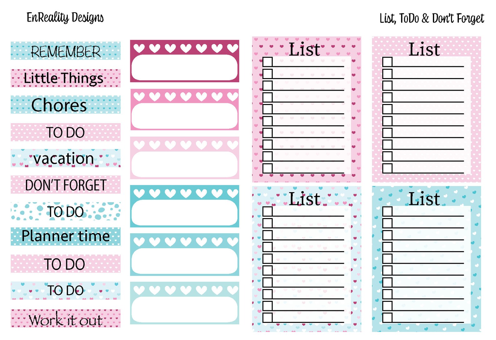 Handmade Todo List Stickers: Planner Organization - Etsy
