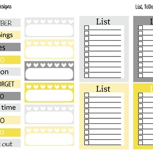 Handmade Todo List Stickers: Planner Organization - Etsy