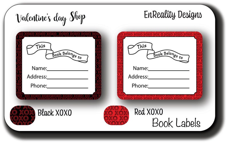 This Book Belongs To" Labels - Personalize Your Journals, Notebooks ...