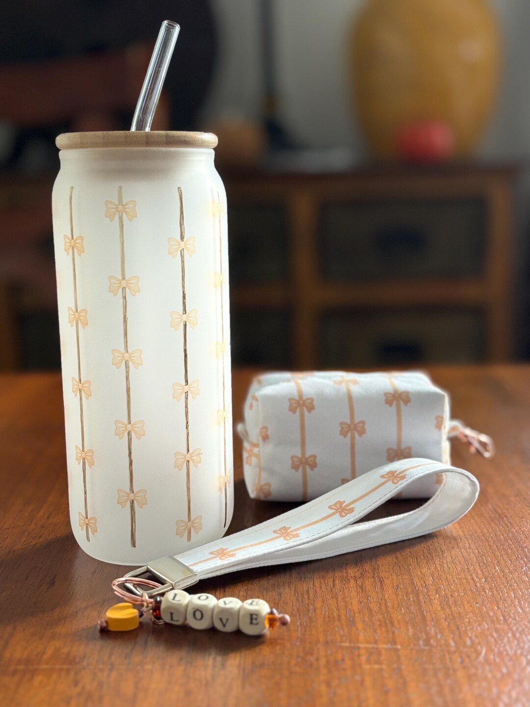 Handmade Mini Tech Bag Trio With Wristlet & Hand-painted and Printed ...