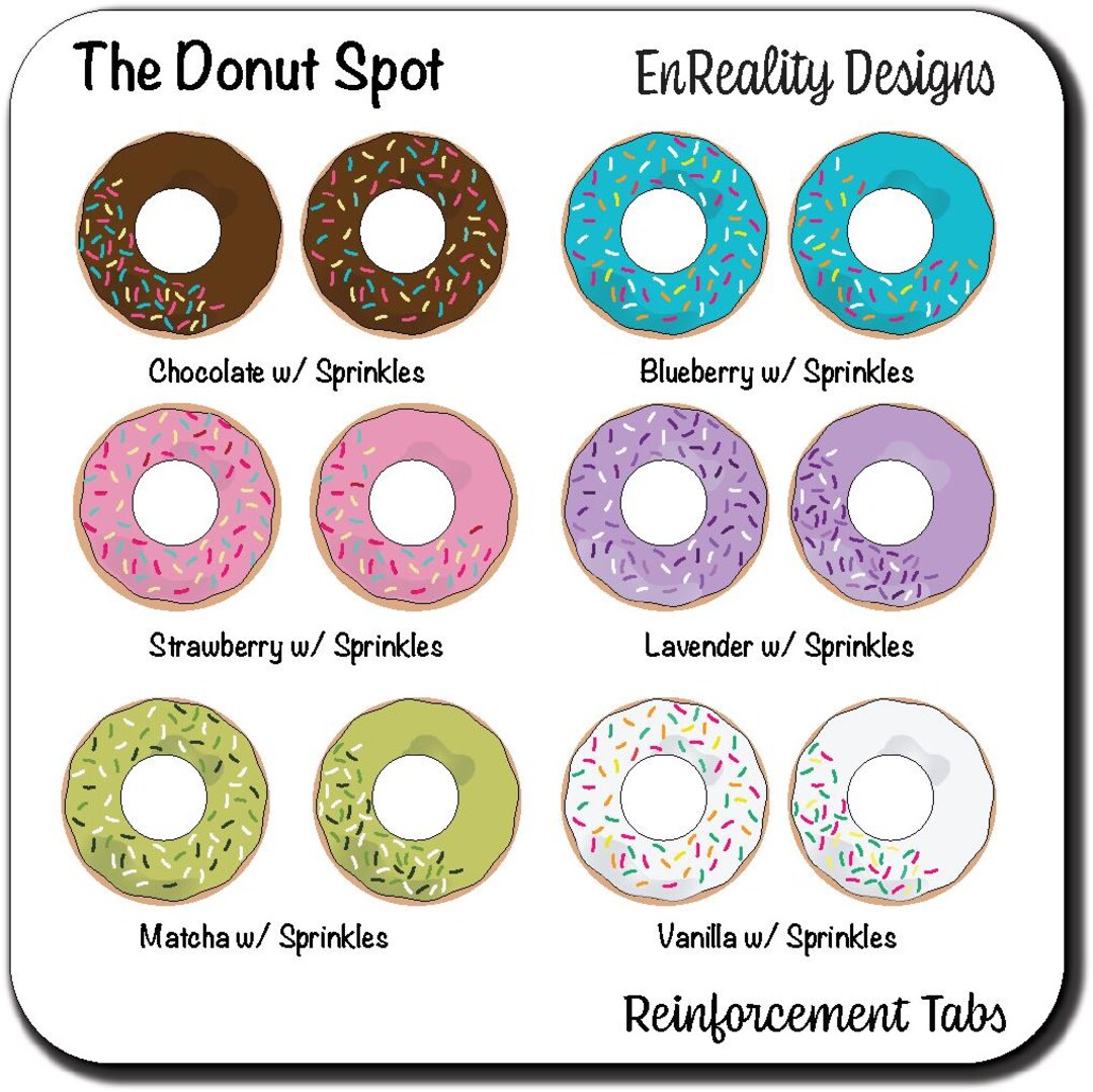 Paper Reinforcement Tabs: Decorative Planner Stickers, Scrapbook Repair ...