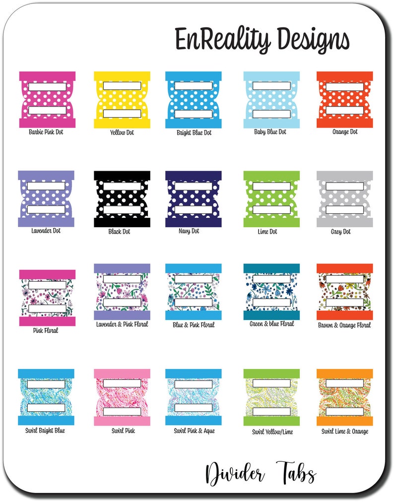 Divider Tabs: Custom-designed, Bring a Unique Touch to Your ...
