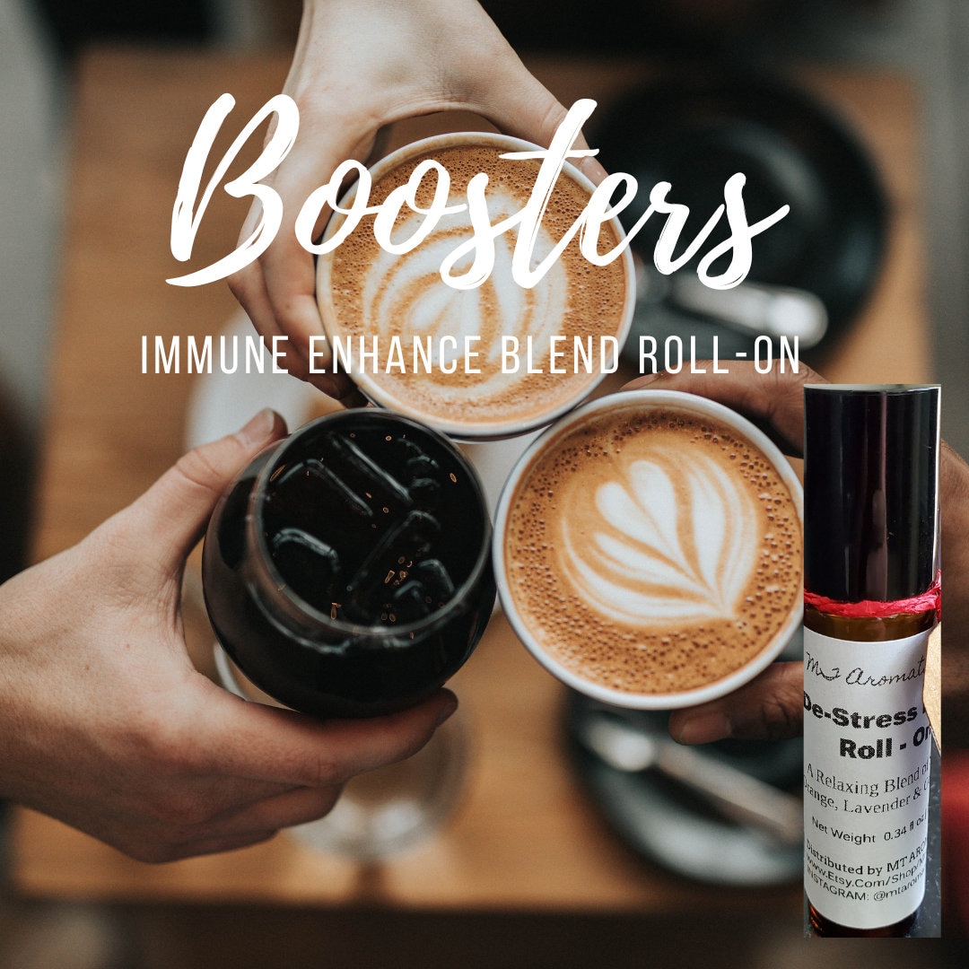 Energy Boosters Roller Ball - Organic Essential Oils. Aromatherapy ...