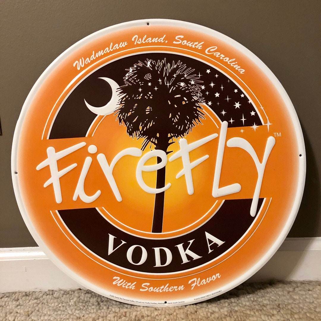 Firefly Vodka Tin Tacker Wall Sign - Etsy