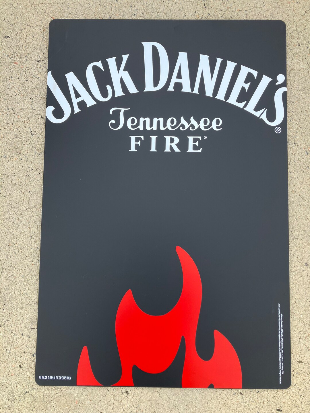 Jack Daniels Fire Chalkboard - Etsy