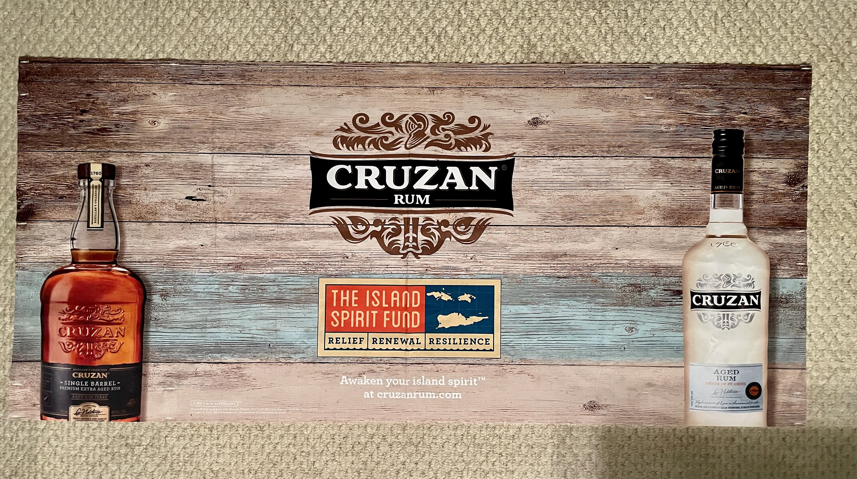 Cruzan Rum Custom Banner - Etsy