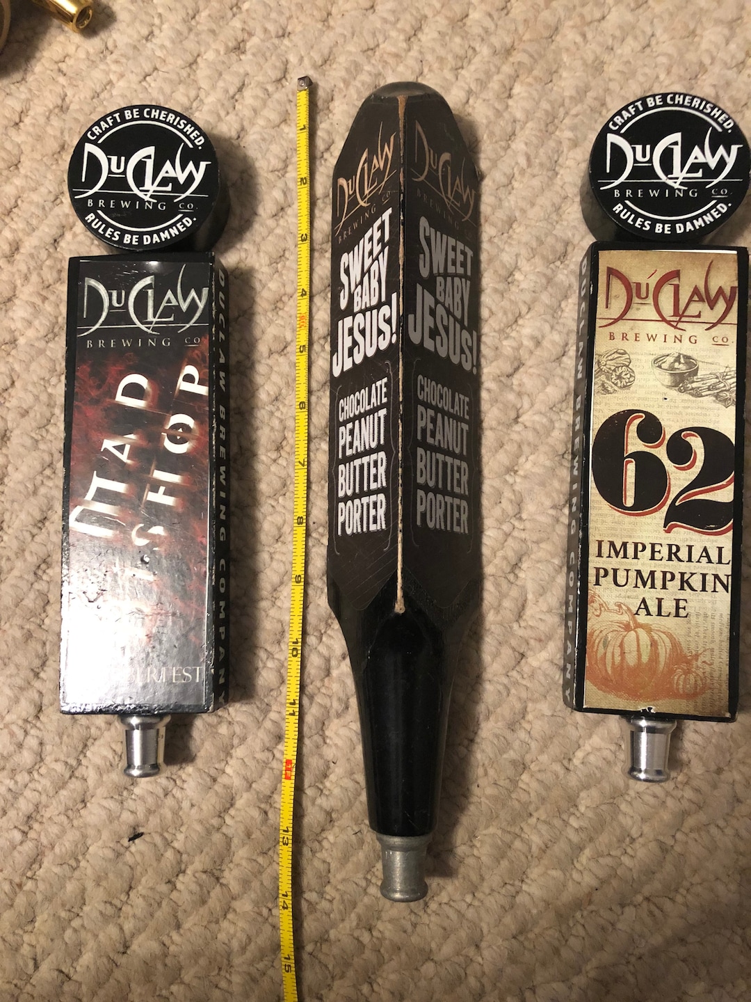 Du Claw Brewery Set of 3 Beer Handle - Etsy