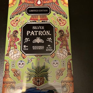 Patron Tequila Tin Tip Jar - Etsy