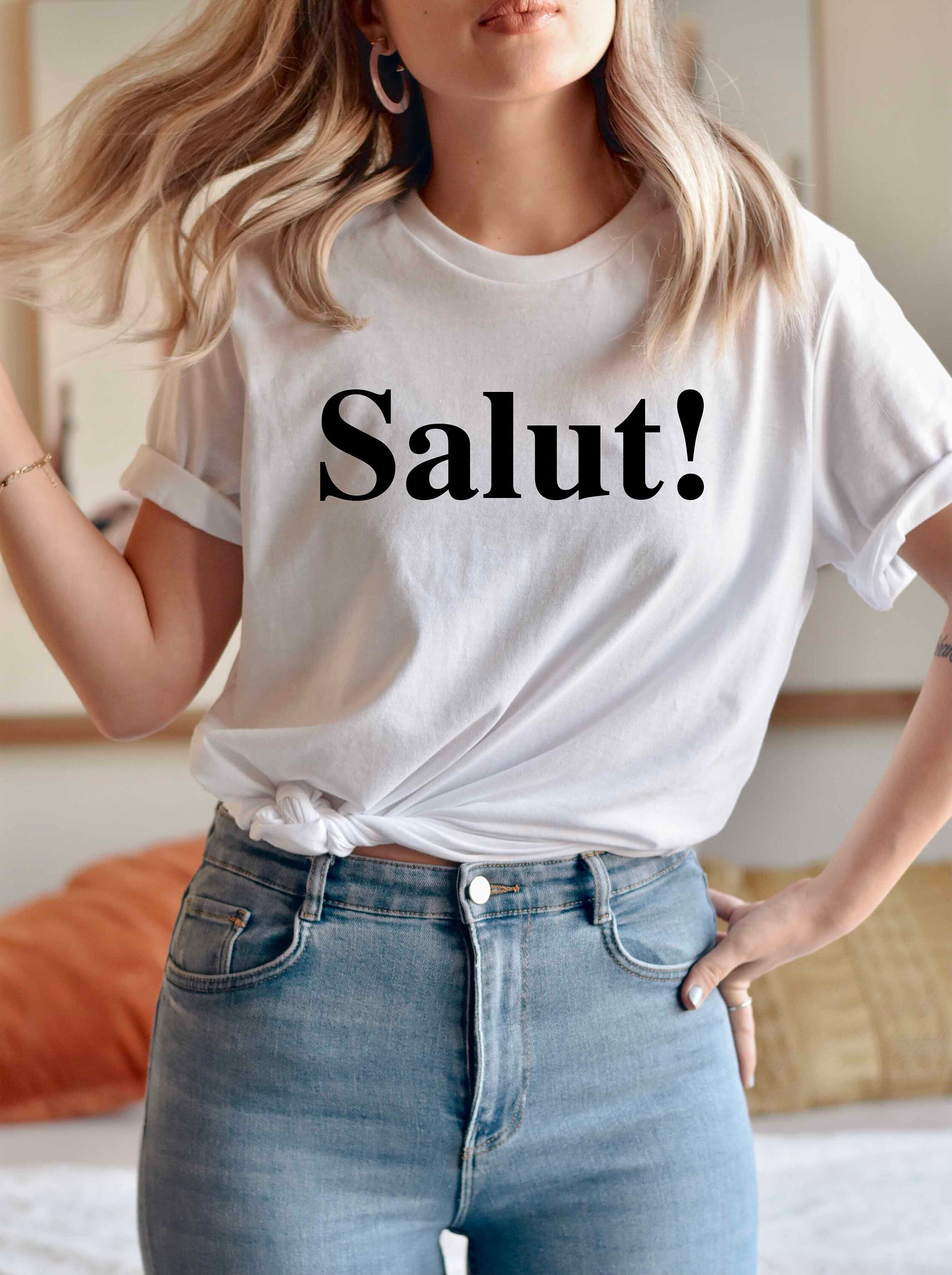 Salut T-Shirt Salut Shirt T-Shirts Mignons T-Shirts - Etsy France