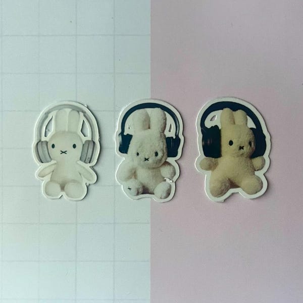 Aesthetic Miffy Stickers - Etsy