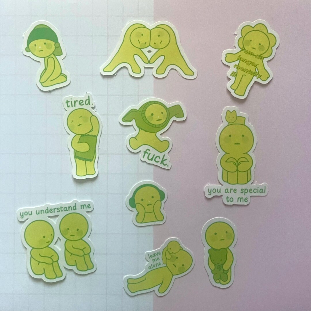 Smiski Stickers for Water Bottle, Kpop Top Loaders / Photocards ...