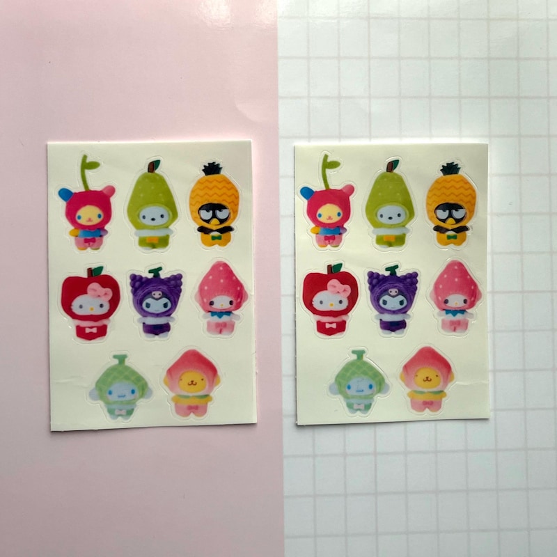 Japan Fruit Stickers - Etsy