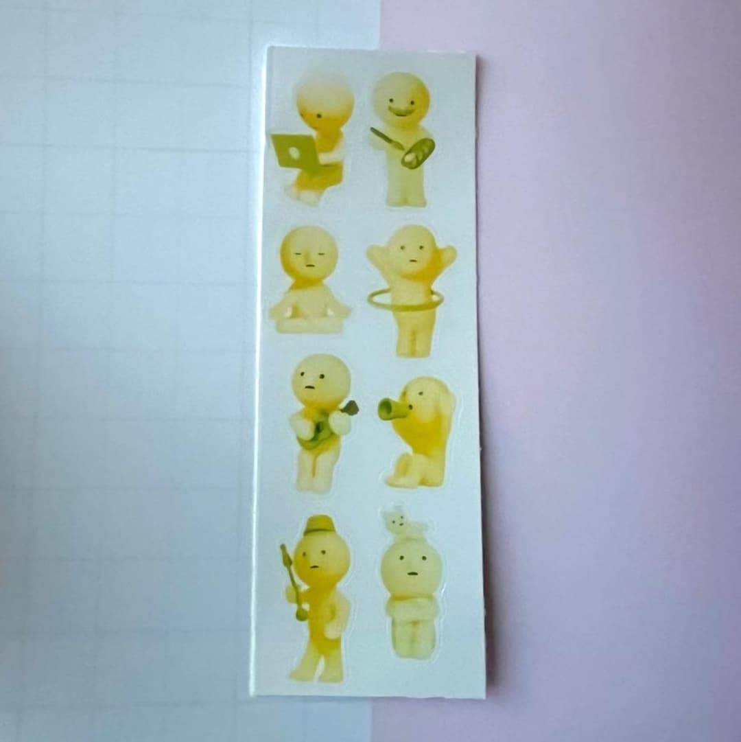 Smiski Sticker Sheet - Etsy