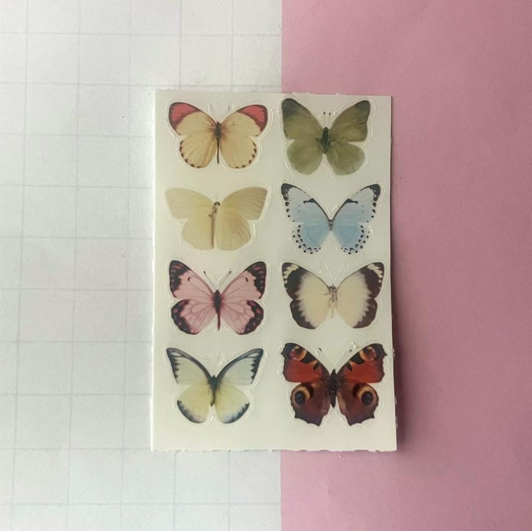 Butterflies Sticker Sheet - Etsy