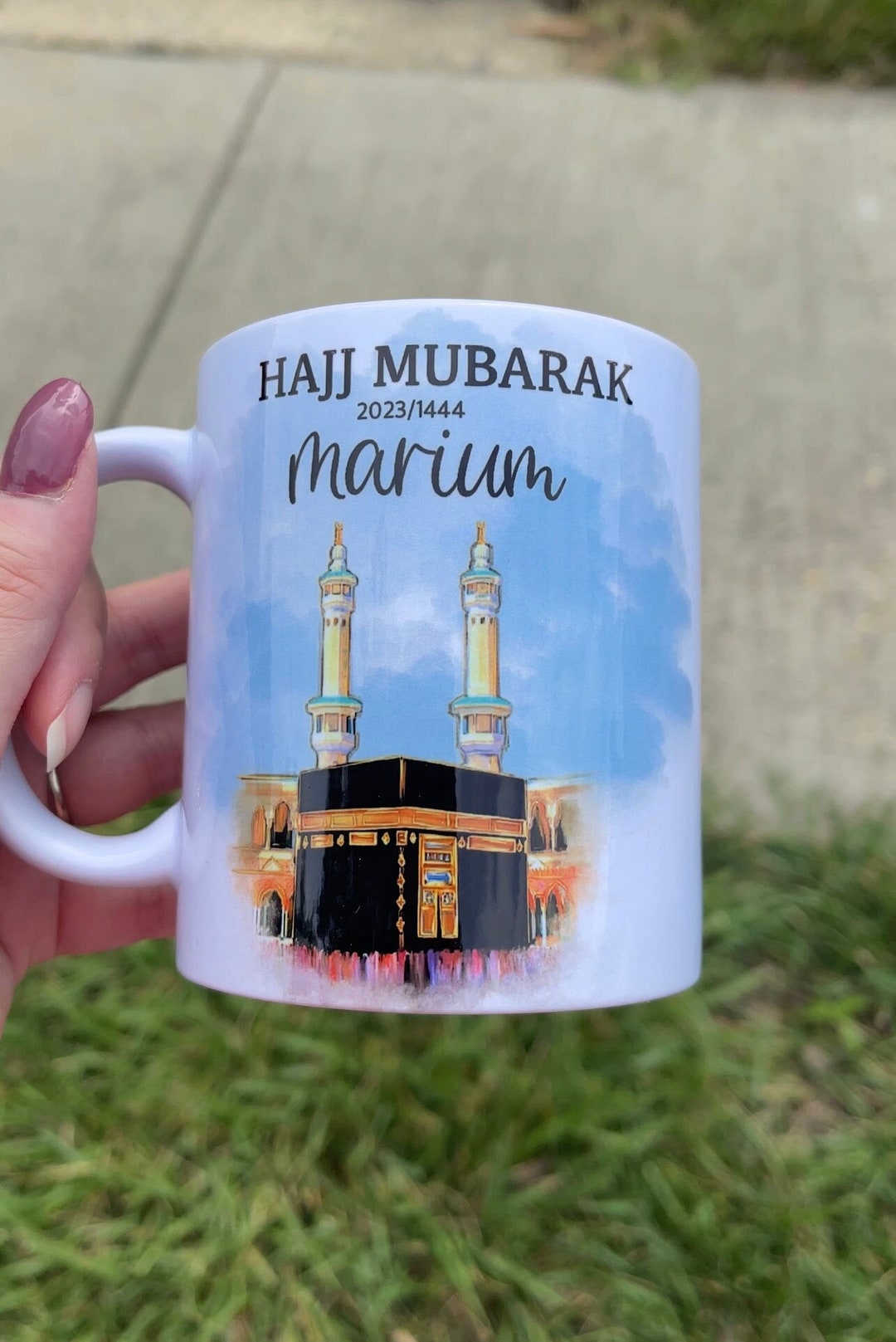 Hajj Mubarak Mug, Personalized Mug, Islamic Gift, Gift for Loved One - Etsy