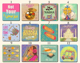 Pakistani Coaster - Etsy