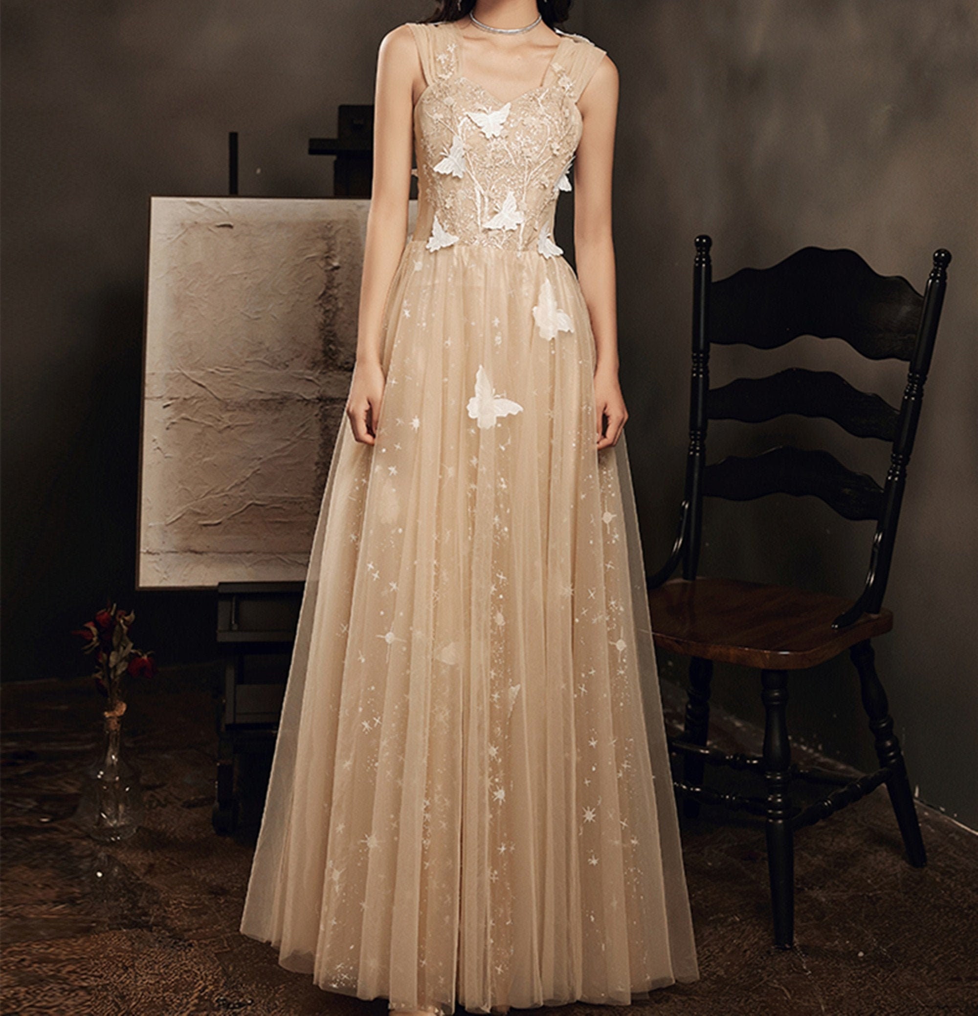Cream Prom Dresses Tumblr