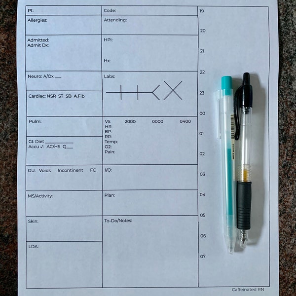 Night Shift Planner - Etsy