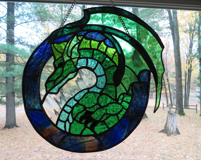Stained Glass Dragon - Etsy