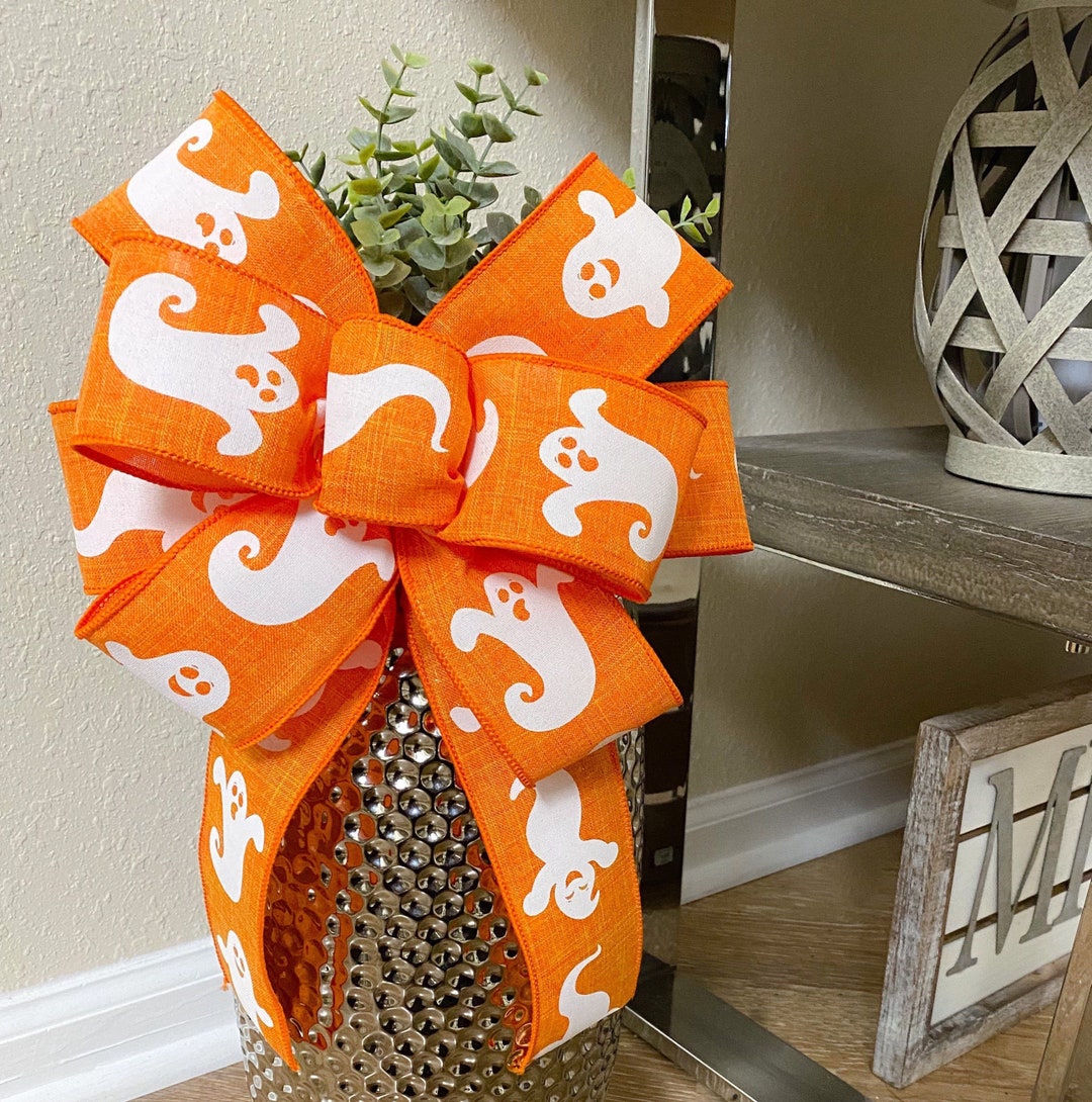 Halloween Wreath Bow Halloween Decor Halloween Boo Boo - Etsy
