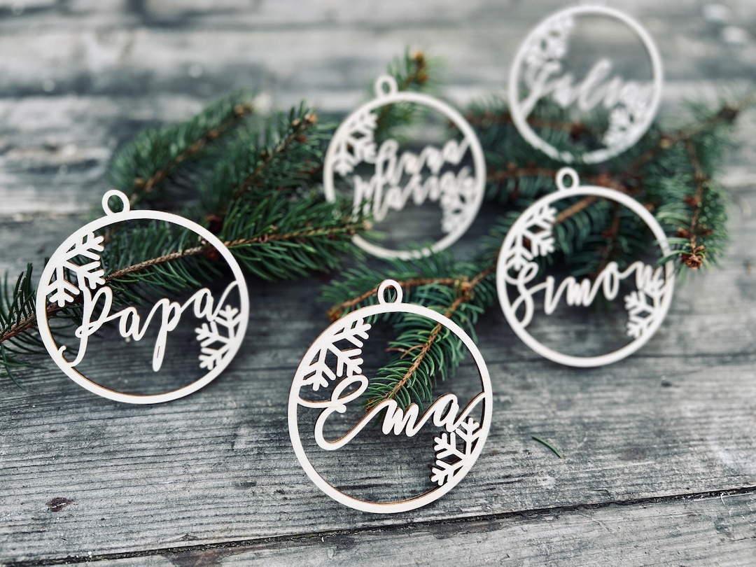 Custom Christmas Baubles With Name, CHRISTMAS Gift Tags, Christmas ...